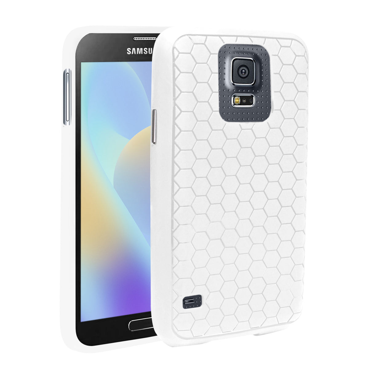 Samsung Galaxy S5 Case Honeycomb Pattern Compatible with Extended B